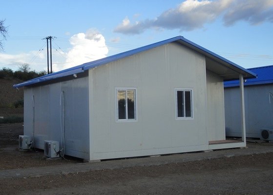 Fast Construction Prefab Steel Houses Sandwich Panel For Worker Residential Camp