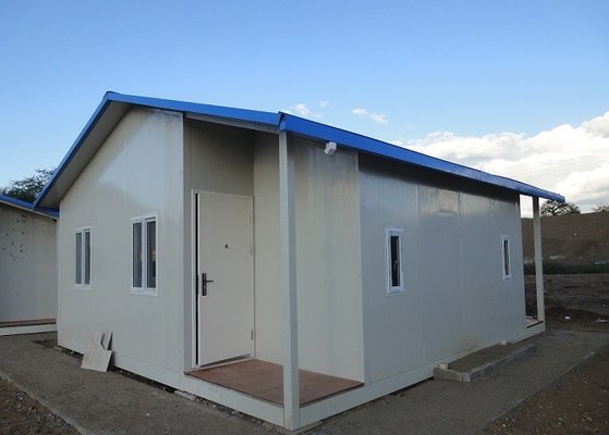 Fast Construction Prefab Steel Houses Sandwich Panel For Worker Residential Camp