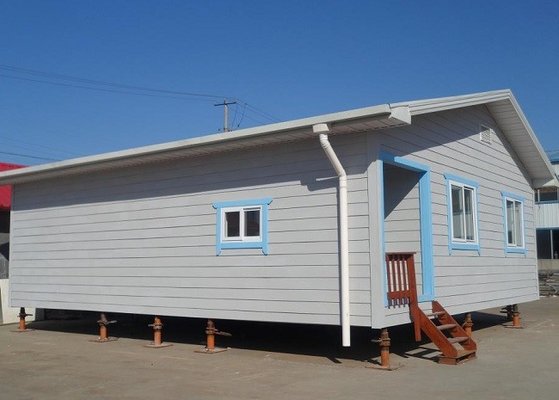 Galvanized Prefab Steel Houses With Fiber Cement Board ISO Approval