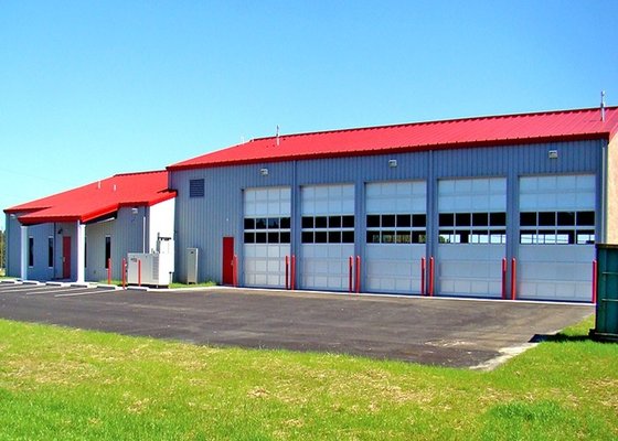 GB Standard H Section Prefab Steel Structure Building For Fire Station