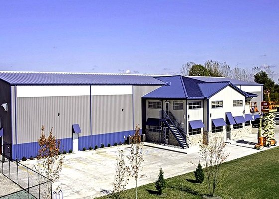High Rise H - Section Framed Premade Steel Buildings / Steel Workshop Buildings