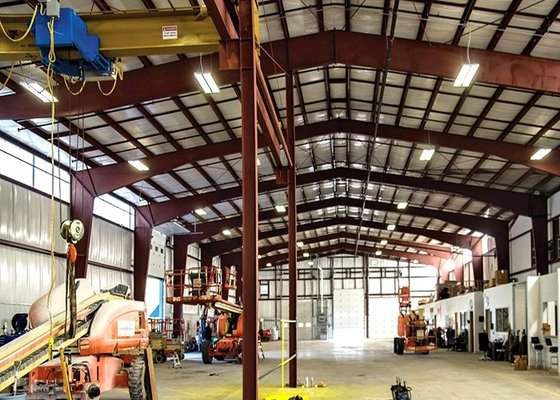 High Rise H - Section Framed Premade Steel Buildings / Steel Workshop Buildings