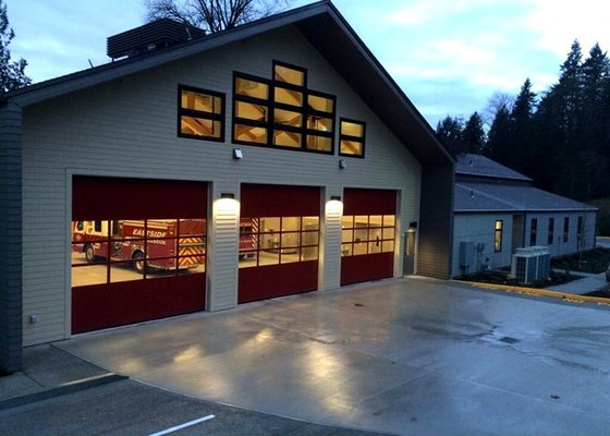 Single Story Fire Proof Prefab Steel Structure Building For Fire Station