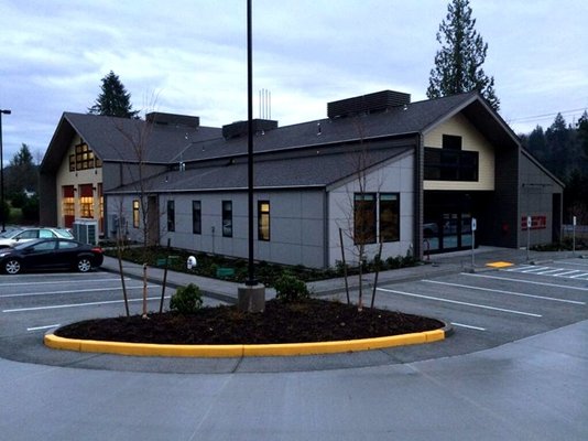 Single Story Fire Proof Prefab Steel Structure Building For Fire Station