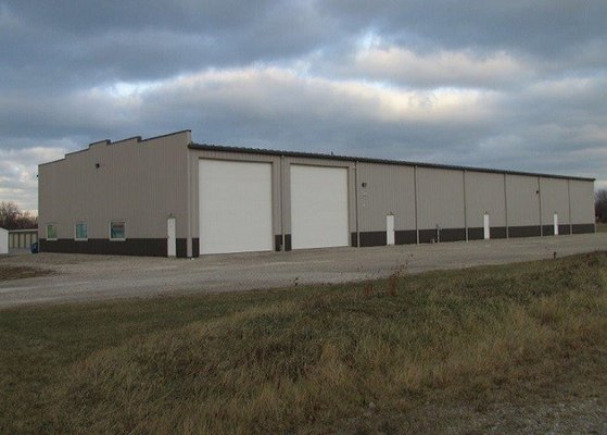 Prefabricated Long Span Galvanized Steel Structure Workshop Color Steel Sheet Material