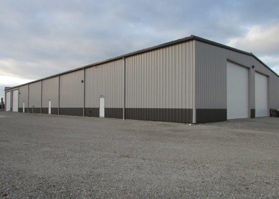 Prefabricated Long Span Galvanized Steel Structure Workshop Color Steel Sheet Material