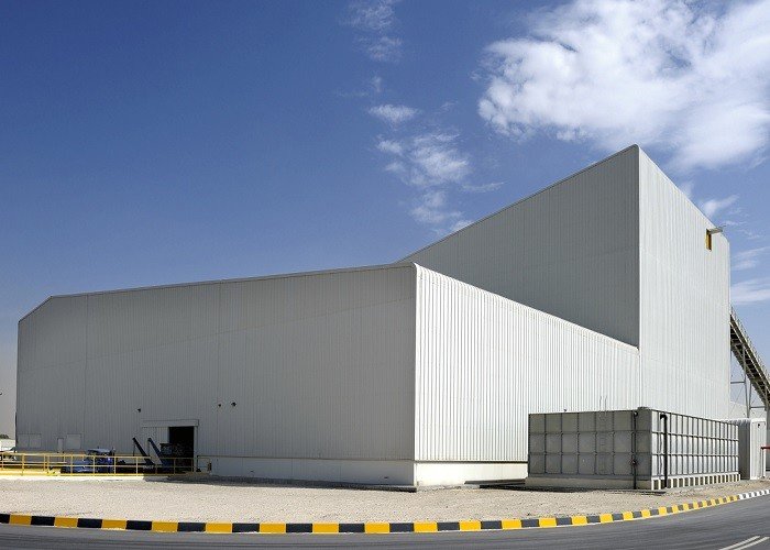 Irregular Shape Residential Workshop Buildings / Premade Steel Buildings Different Height