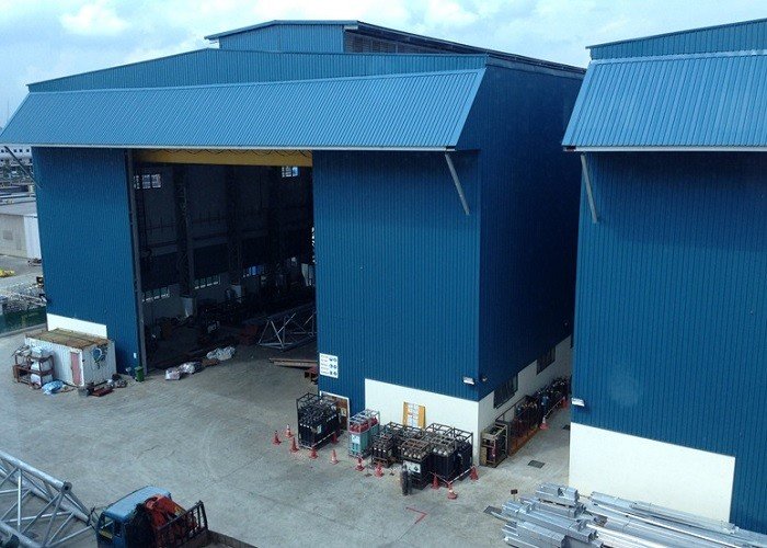 Light Gauge Steel Structure Workshop Members Manufacture Shed With Bolts Connection