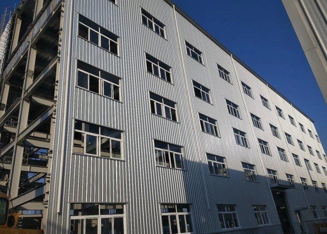Steel Frame High Rise Buildings , Structural Steel Workshop Buildings Multiple Stories