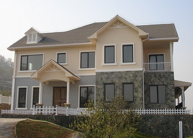 Large Steel Structure Villa Steel Steel Frame Modern House With ALC Wall Panel