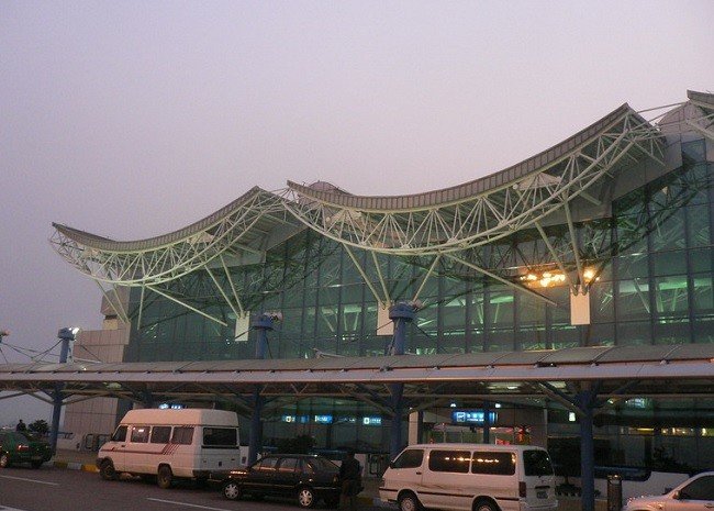 Lightweight Steel Pipe Trusses / Terminal Metal Building Trusses Corrosion Resistance