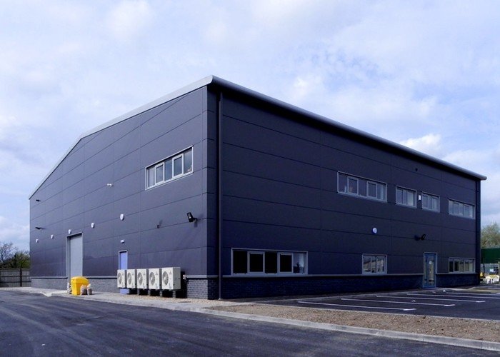 Two Floors Hot Dip Galvanized Steel Frame Building , Multi Story Prefab Storage Units