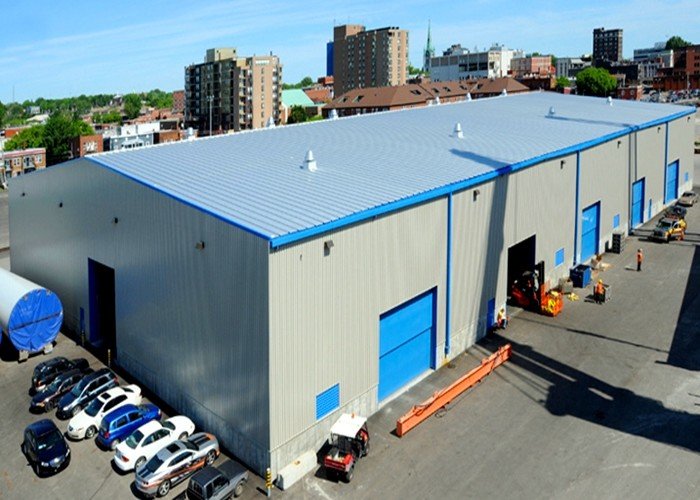 H Beam High Strength Steel Structure Warehouse For Processing Workshop