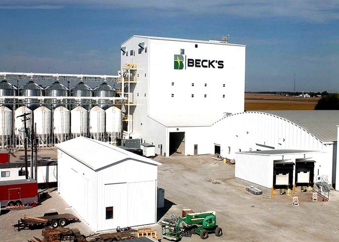 Custom Functional Steel Structure Workshop For Seed Processing Facility