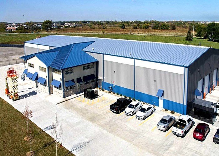 High Rise H - Section Framed Premade Steel Buildings / Steel Workshop Buildings