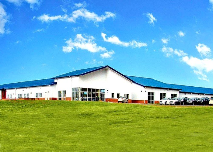 Durable Steel Portal Frame Building / Pre Engineered Steel Buildings For Primary School