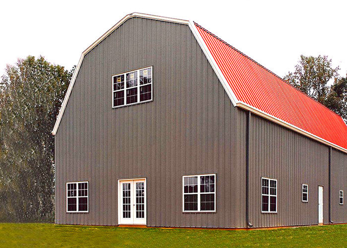 High Rise Corrosion Protection Metal Frame Storage Building Agricultural Storage Barn