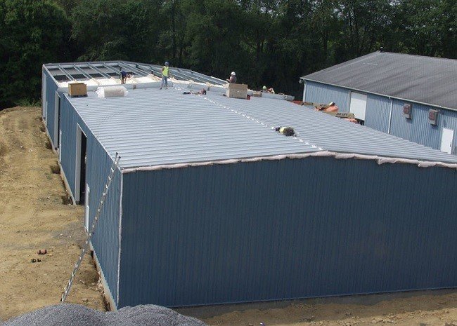 Insulation Galvanized Painted Steel Structure Workshop Sandwich Panels Workshop