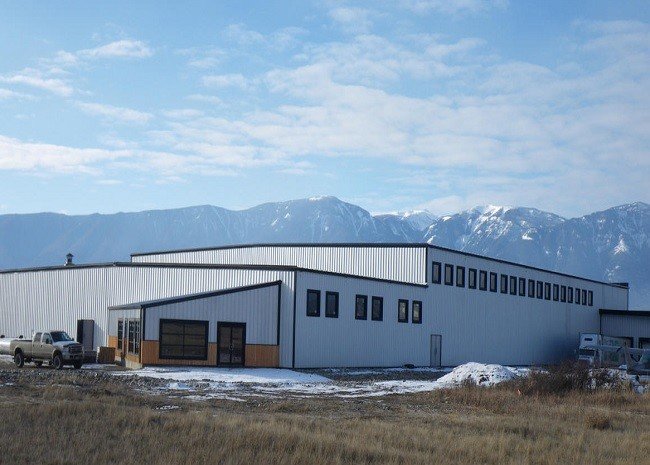 Painting Steel Structure Workshop Multiple Span Metal Frame Buildings High Strength
