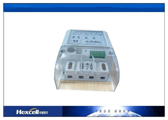 STS Prepaid Energy Meter Emergency Credit , Single Phase Two Wire Static Energy Meter
