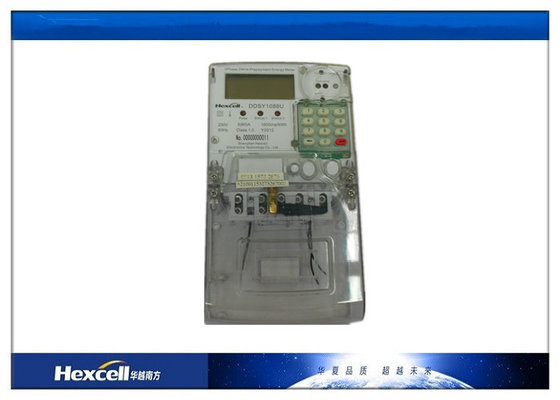 Smart Card Prepaid Energy Meter Front Board Installed with LED Display