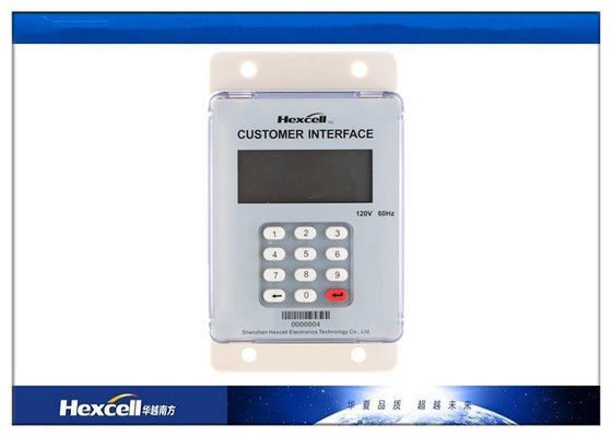 Electrical Prepaid Meter Customer Interface Unit LCD Display Six Integers and Two Decimals