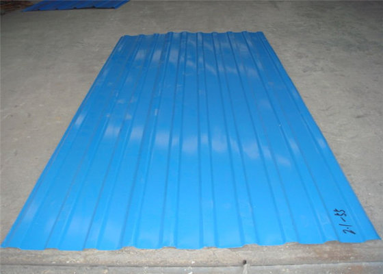 Building Materials Cold Rolled Colour Coated Roofing Sheets 800 - 1250 MM Width