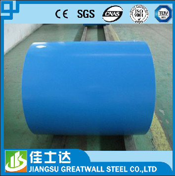 Grade CCGC PPGI Steel Coil Corrugated Roofing Sheets , Red / Green / Blue
