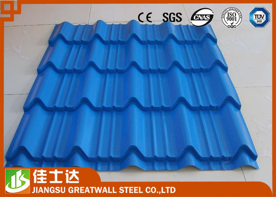 Prime Grade Metal Roofing Materials Steel Roof Tiles Grade A 14 Gauge