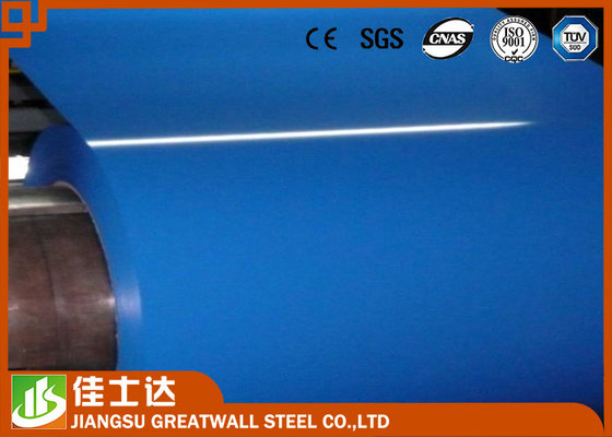 ASTM Standard SMP Red Prepainted Steel Coil for Wall , 914mm Width