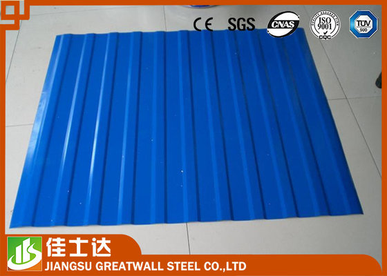 GI GL Corrugated Steel Sheets / Corrosion Resistance Corrugated Steel Plate