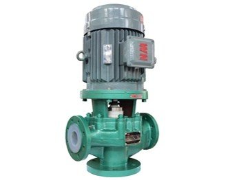 Plastic pipeline pump with anti -corrosive pump