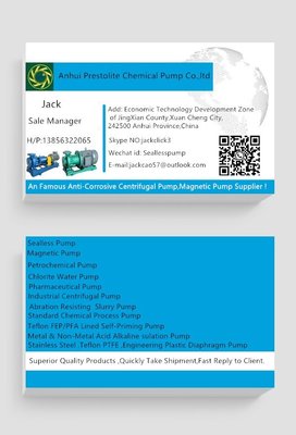 Centrifugal pump for Acid water Transfer solution Fluorine Plastic centrifugal water pump for chemical industry