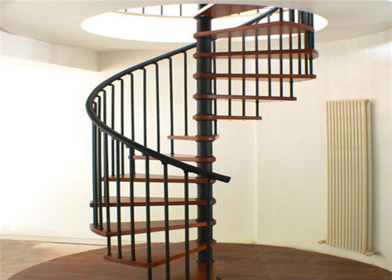 Apartment Interior Wrought Iron Spiral Staircase House / Office Application