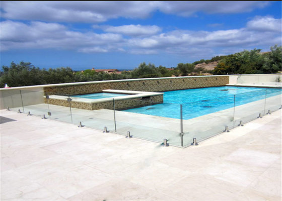 Customzied Modern Design 316s/s Frameless Glass Balustrade 304s.s Glass Railing For Swimming Pool