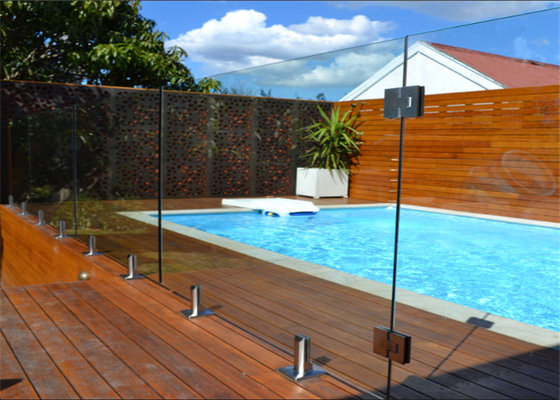 Customzied Modern Design 316s/s Frameless Glass Balustrade 304s.s Glass Railing For Swimming Pool