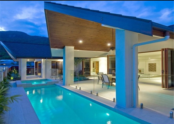 Mirror / Satin Finish Swimming Pool Glass Fence Stainless Steel Spigot Railing for outdoor