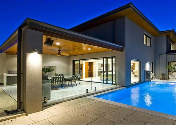 Mirror / Satin Finish Swimming Pool Glass Fence Stainless Steel Spigot Railing for outdoor