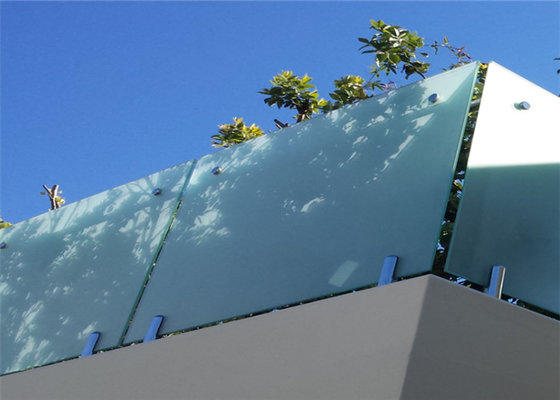 Easy Installation Frameless Glass Deck Railing With Base Channel Fixing Details
