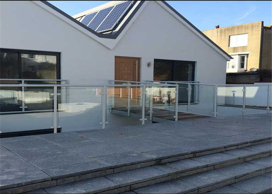 Balcony Side Mounted Building Railing Stainless Steel Cable Outdoor / Indoor Usage