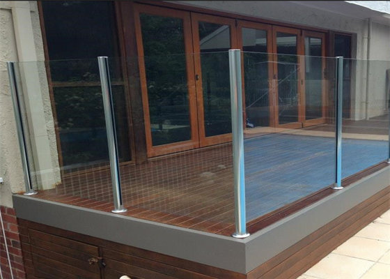 Balcony Side Mounted Building Railing Stainless Steel Cable Outdoor / Indoor Usage