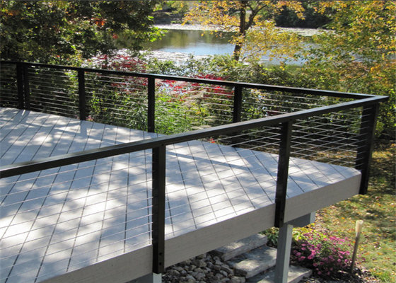 Customized Road Barrier Cable Stainless Steel Railing Easy Installation Modern Design