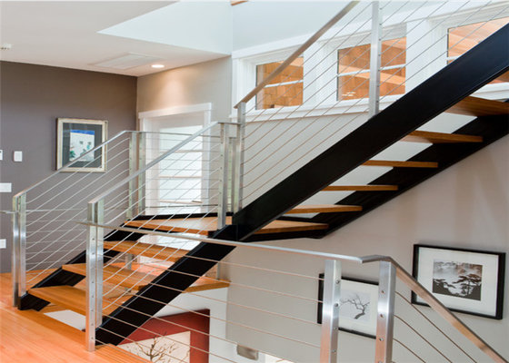 Durable Metal Cable Stainless Steel Railing 4-6mm Cable Thickness Customized Size