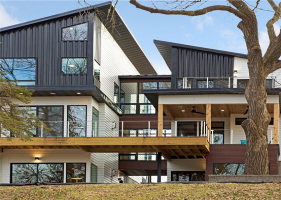 Customized Stainless Steel Wire Railing Systems , Stainless Steel Wire Balustrade