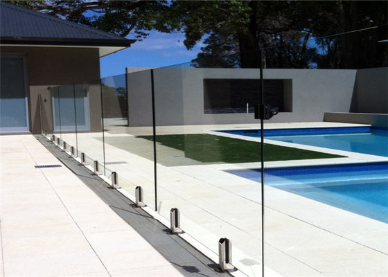 Round Friction Frameless Glass Pool Fencing Spigots With Simple And Elegant