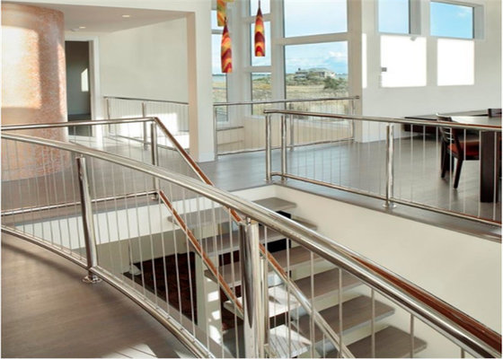 Easy Install Stainless Steel Glass Railing For Outdoor And Seaside Project