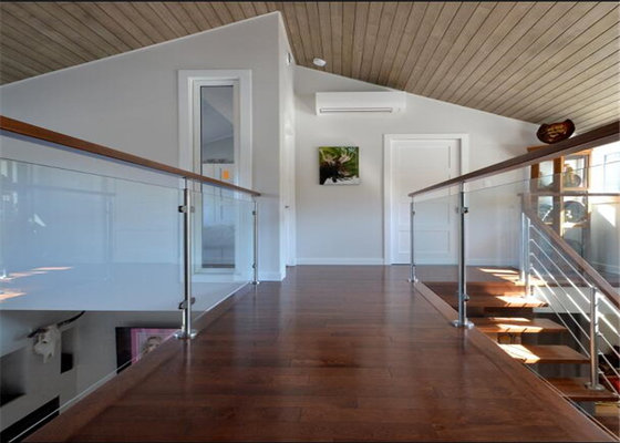 Anti Rust Stainless Steel Glass Railing Top Mount / Side Mount For Decoration Companies