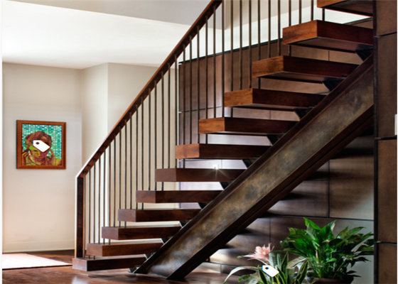 Building Floating Steps Staircase Glass Balustrade Stairs Extremely Aesthetically Pleasing