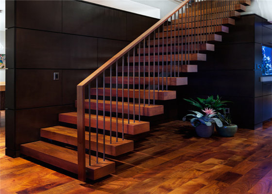 Building Floating Steps Staircase Glass Balustrade Stairs Extremely Aesthetically Pleasing