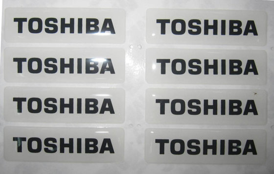 3D impressos Epoxy claramente a espessura das etiquetas 2mm para Keychains/fones de ouvido